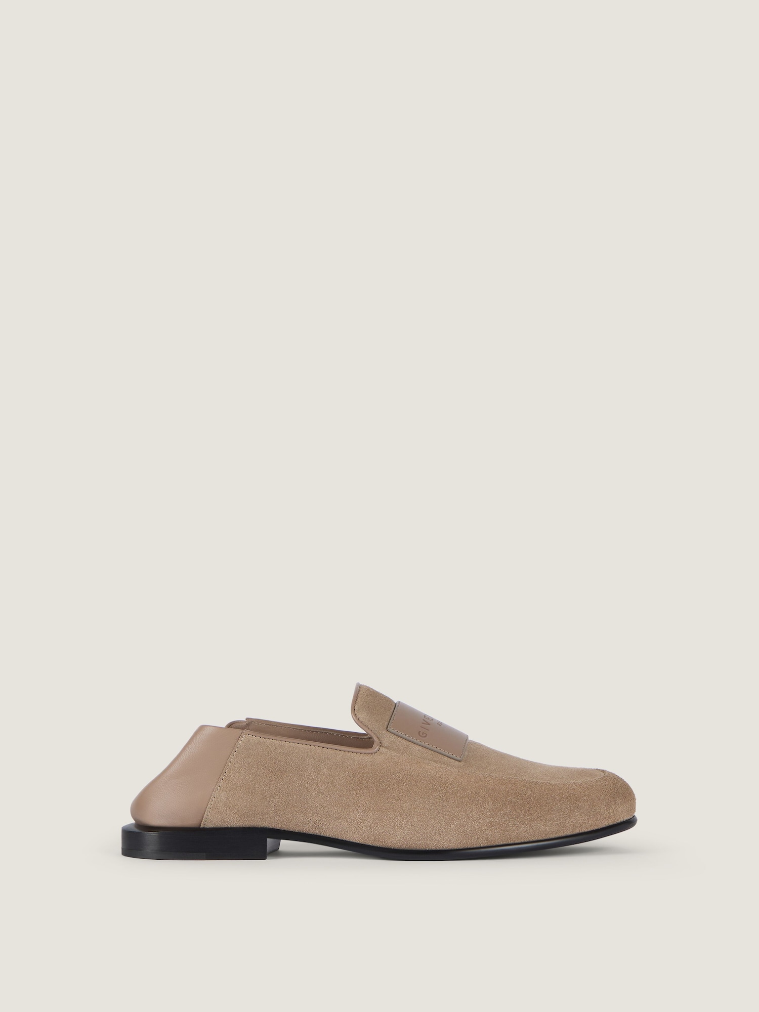 Label loafers in suede in - beige | Givenchy US