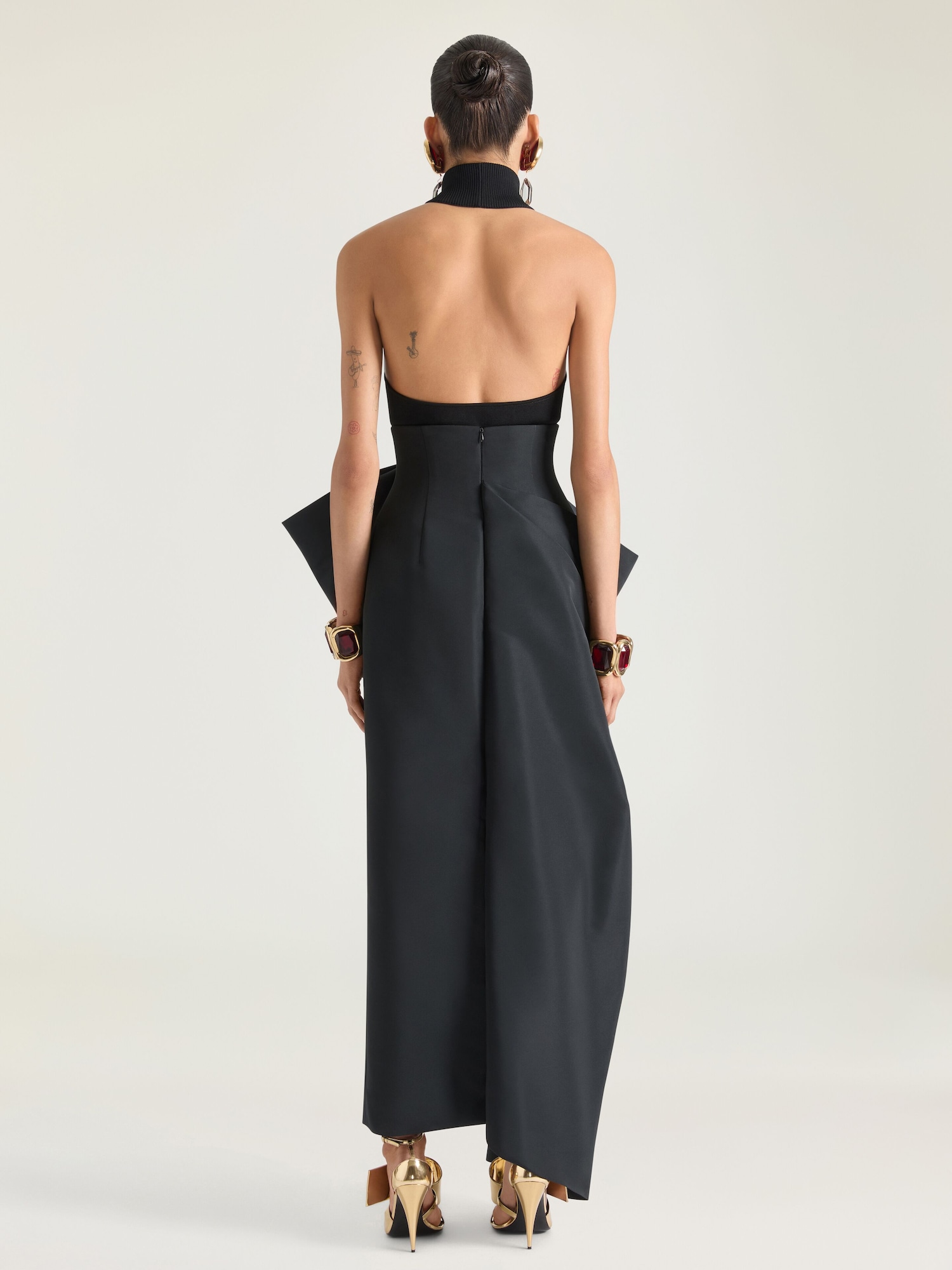 リボン ミディ スカート - ブラック - ハイブランド | GIVENCHY JP