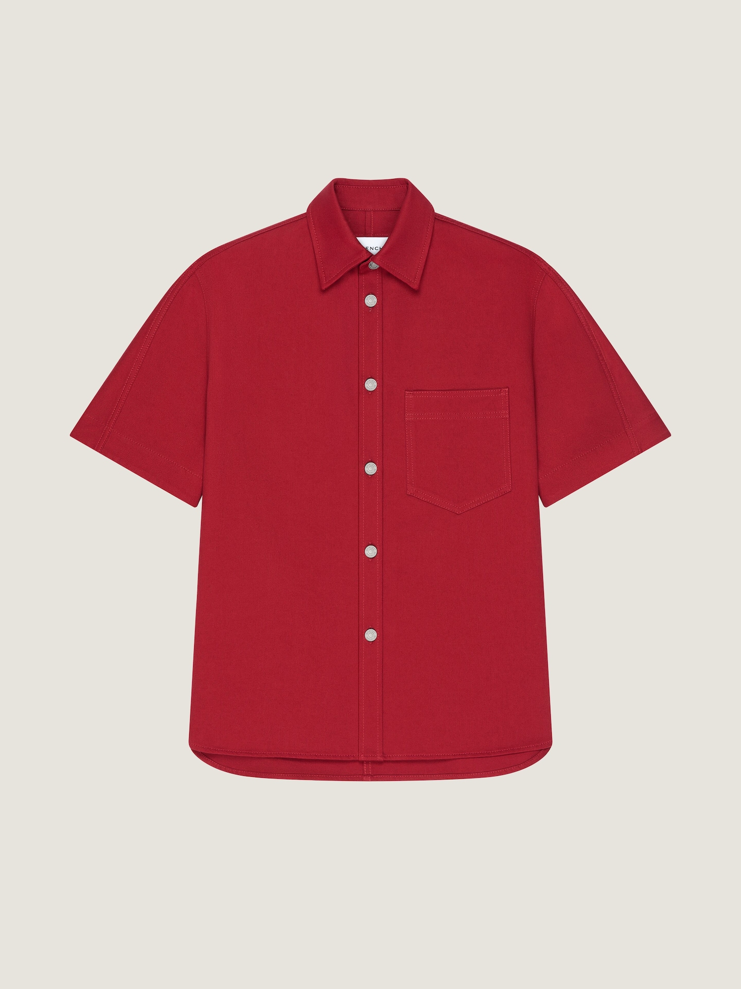 Couture Seam shirt in overdyed denim in - dark red - BM617Q517J-601 ...