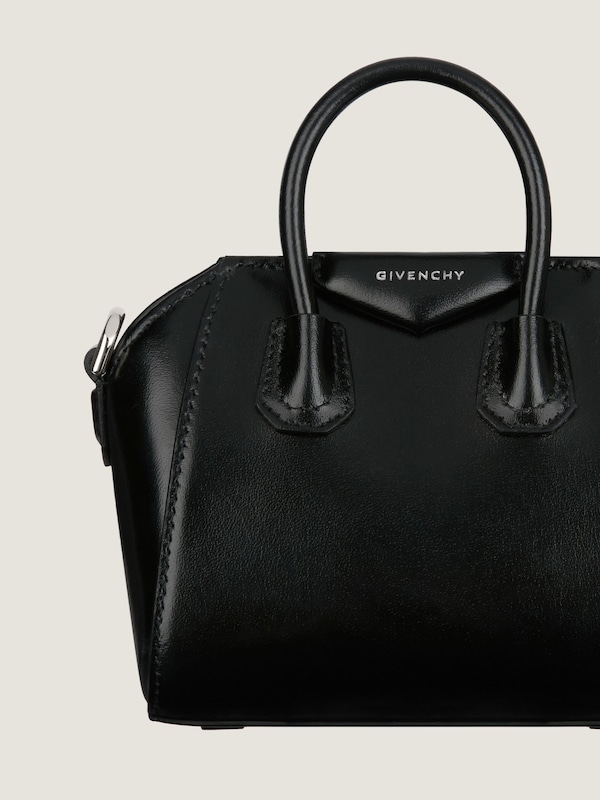Micro Antigona bag in Box leather in - black - BB60K4B00D-001 | Givenchy