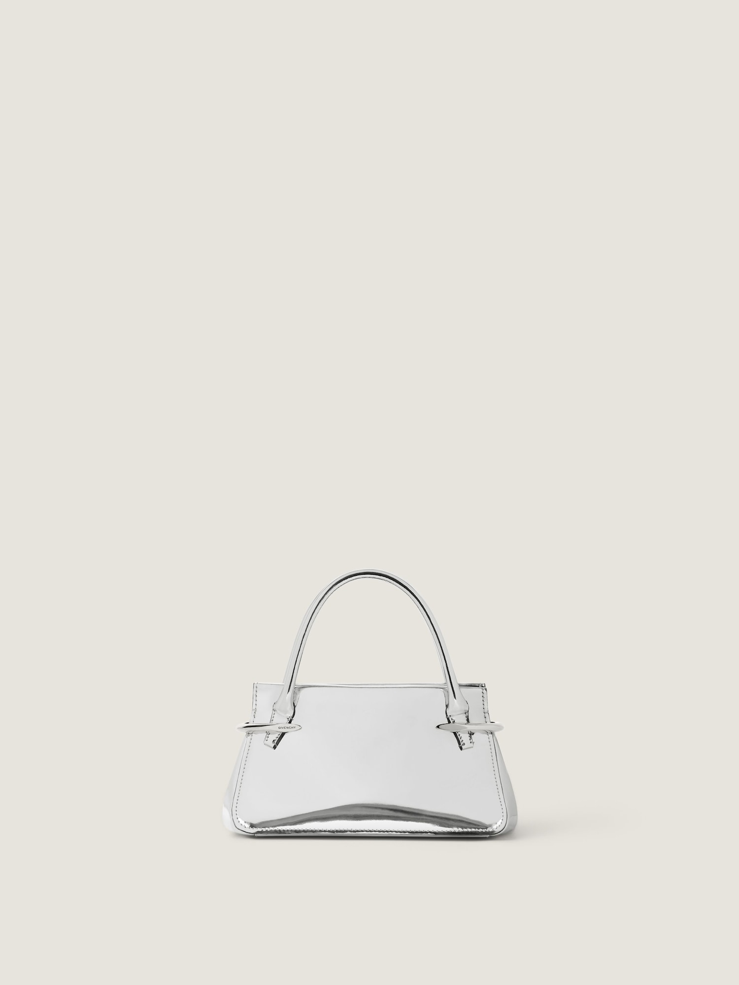 Mini Pinch bag in mirror effect leather | Givenchy CA | Givenchy