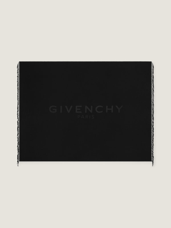 GIVENCHY Paris blanket in wool in - black - BGZ059G00Z-001 | Givenchy