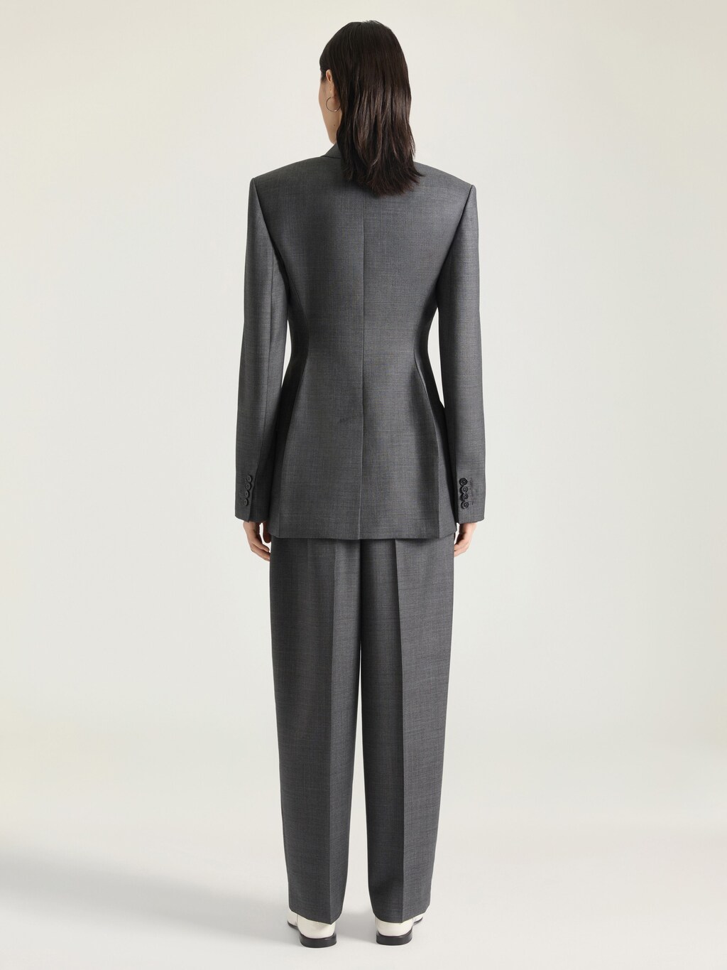 Double pleat pants in wool | Givenchy NAL | Givenchy