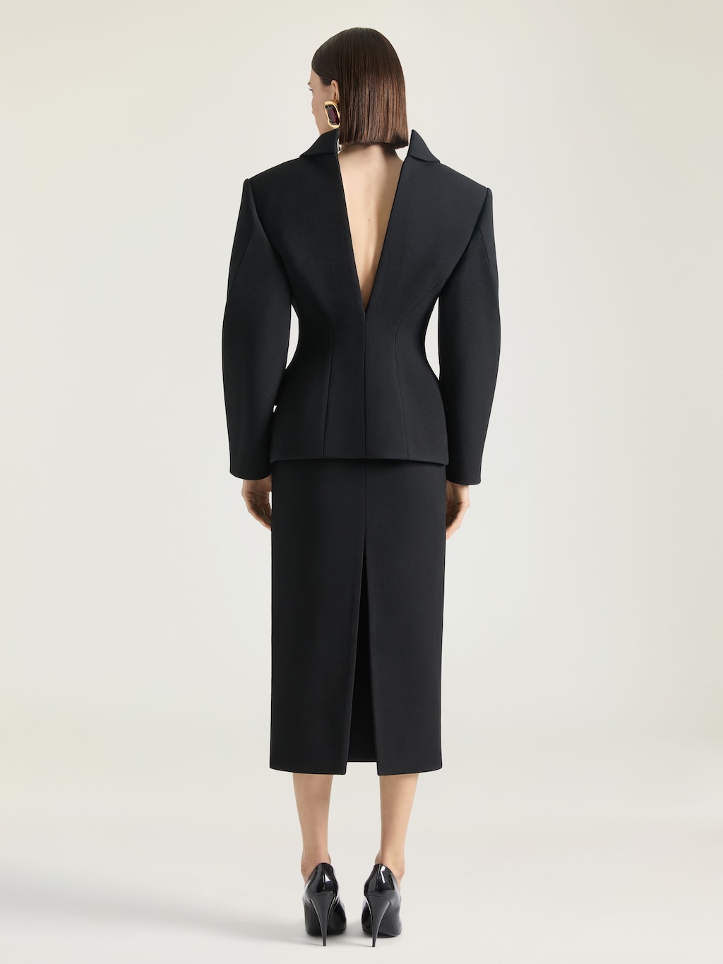 Double breasted slashed tuxedo jacket in wool | Givenchy US | Givenchy