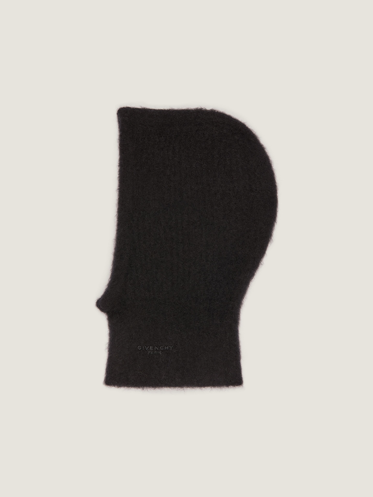 GIVENCHY Paris balaclava in alpaca wool - black in - black | Givenchy GB
