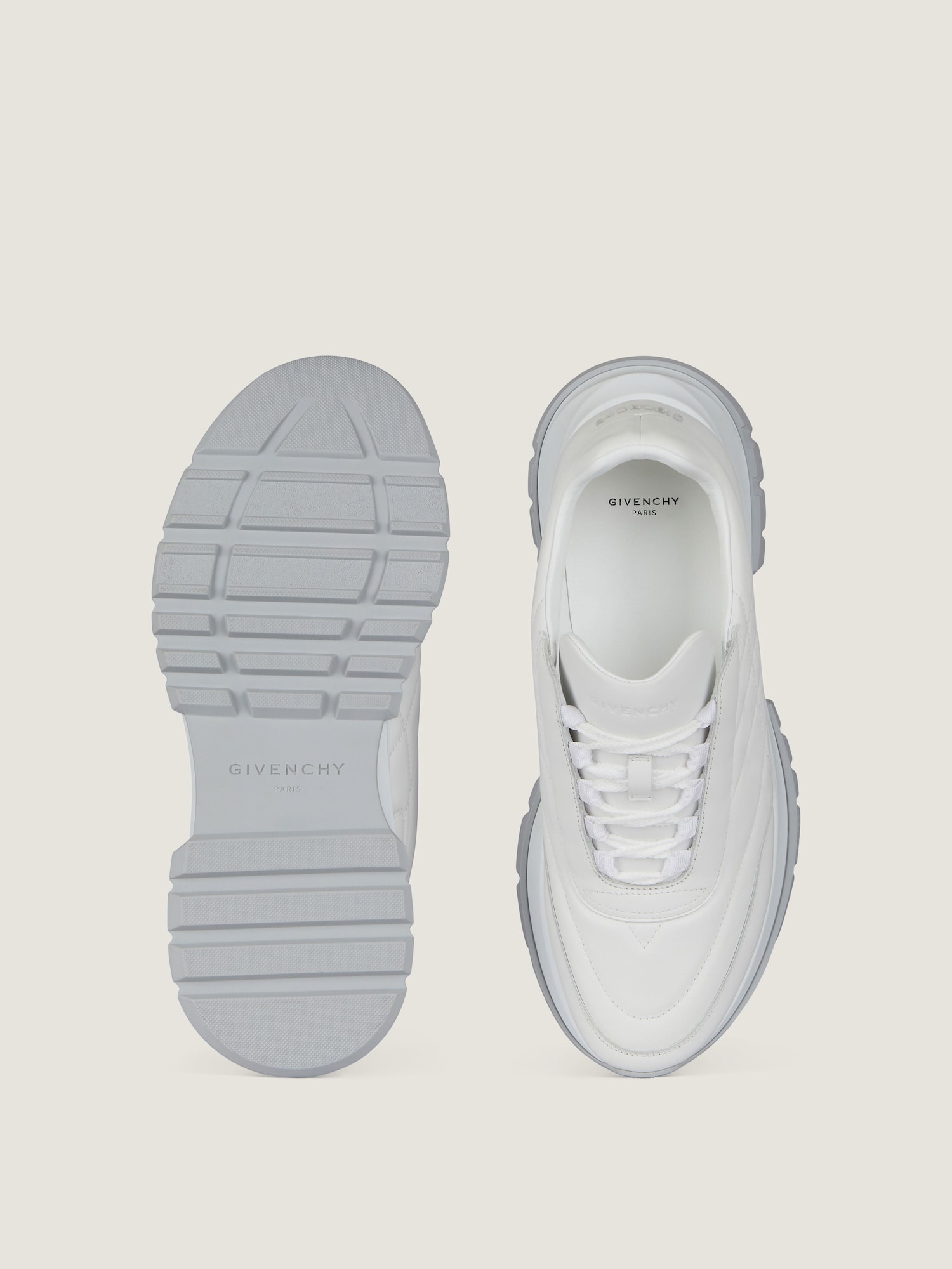Trainers sneakers in shiny padded leather in - white | Givenchy US