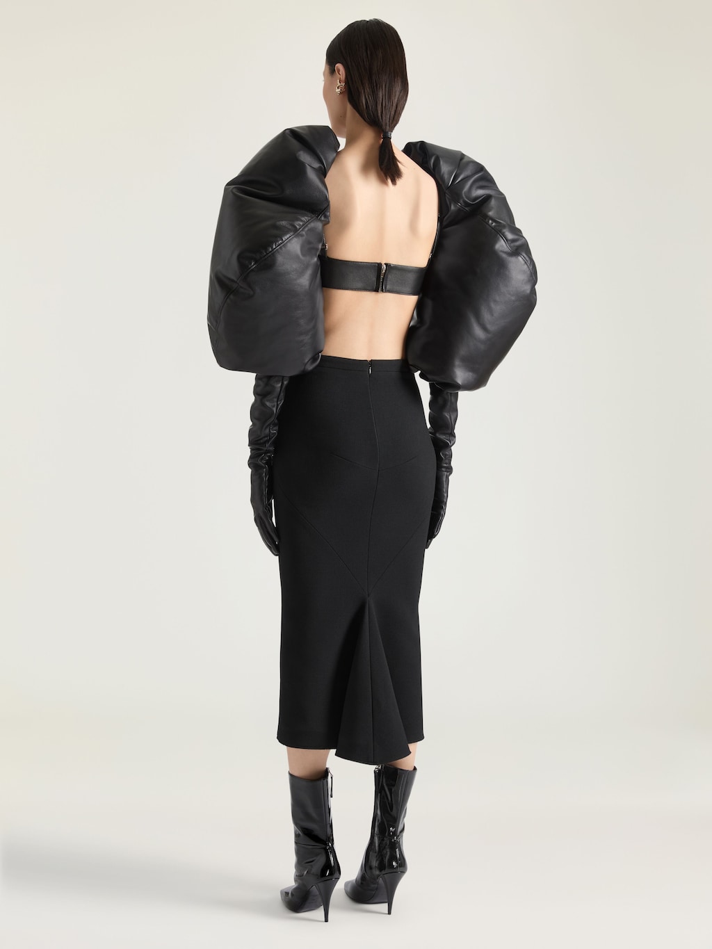 Bullet bra top in leather | Givenchy CA | Givenchy