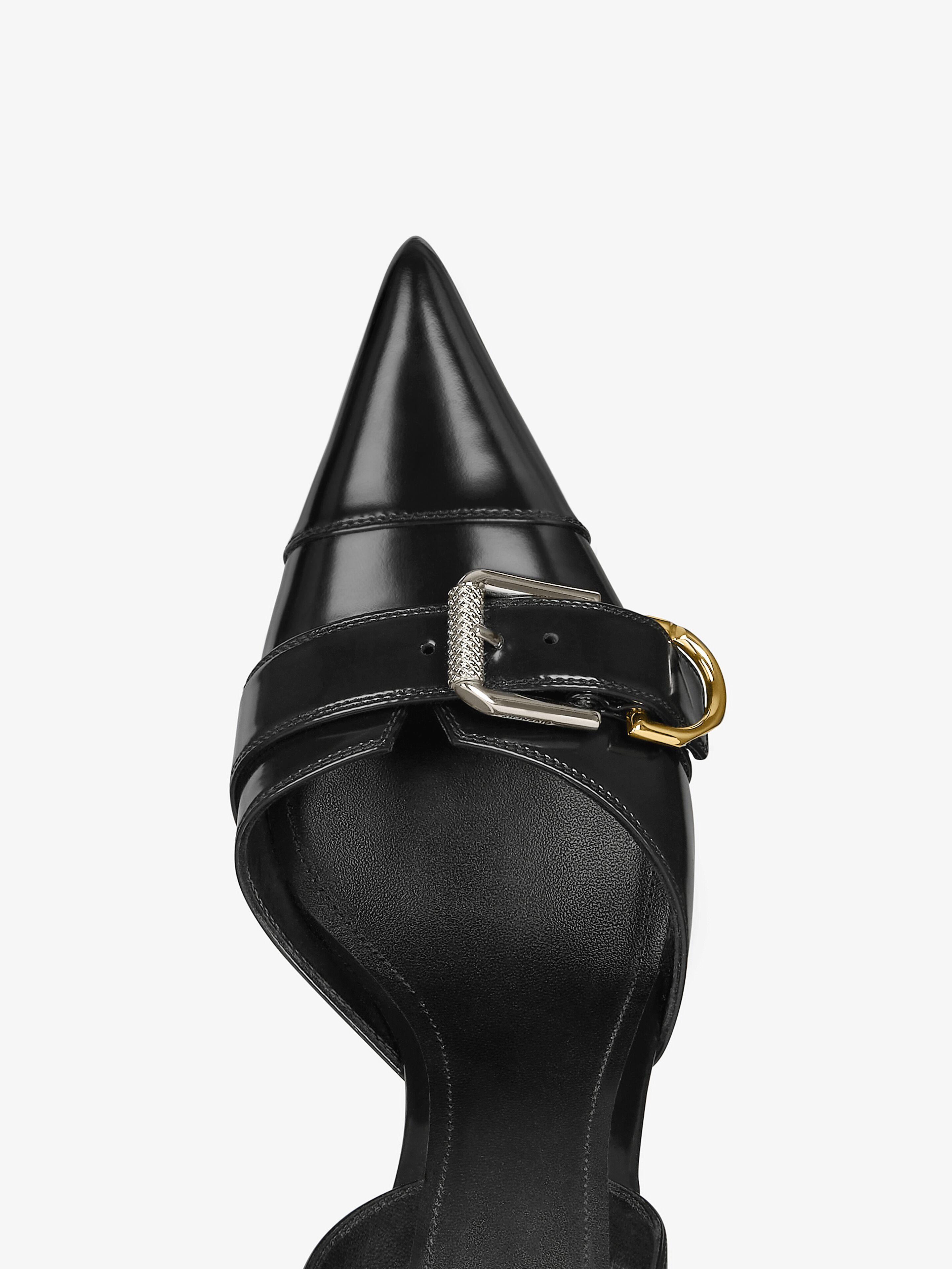 Voyou slingbacks in leather in - black | Givenchy US Voyou slingbacks in leather in - black | Givenchy US