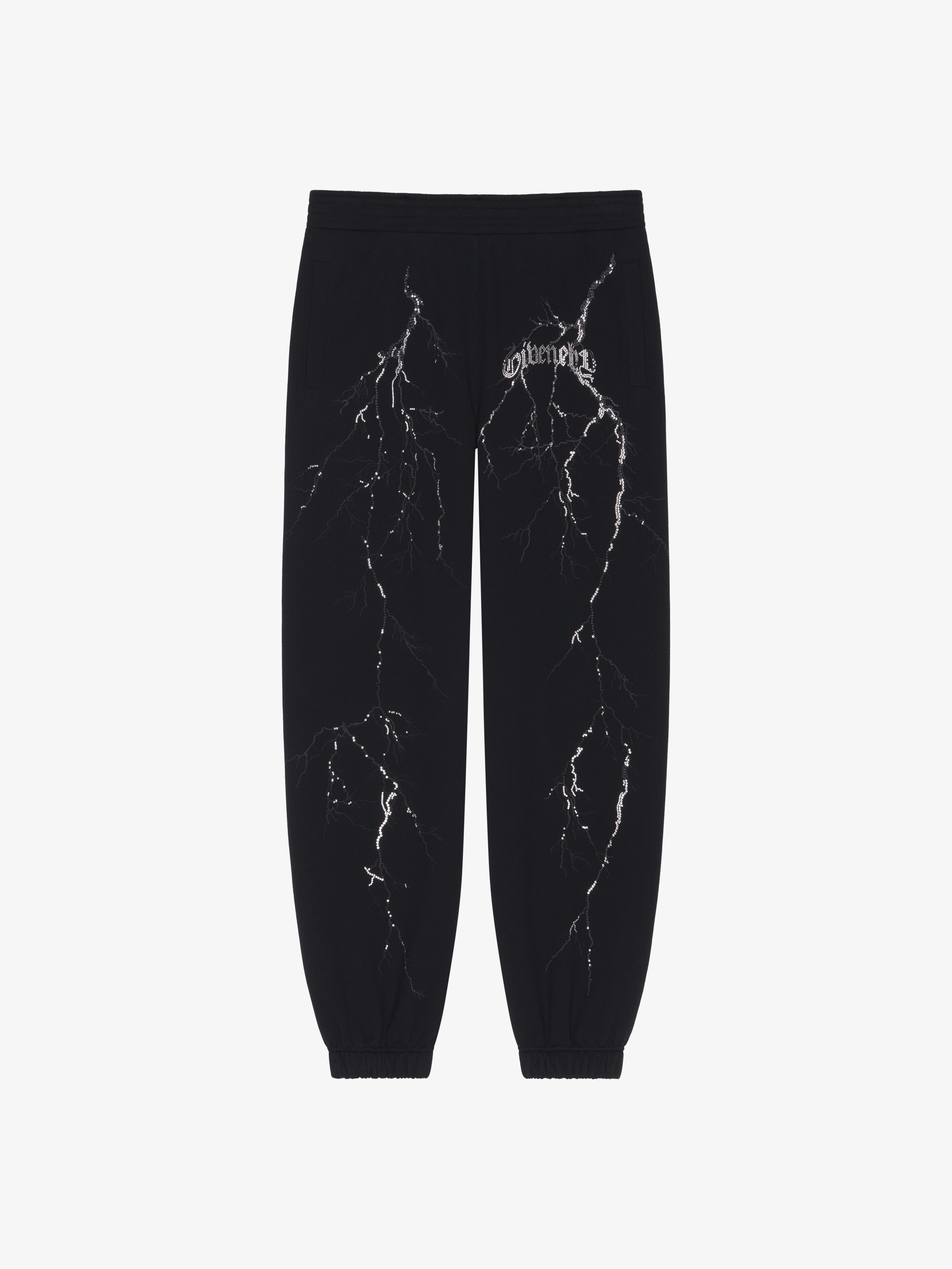 Jogger Pants In Fleece With Reflective Artwork Givenchy US Givenchy Jogger Pants In Fleece With Reflective Artwork Givenchy US Givenchy