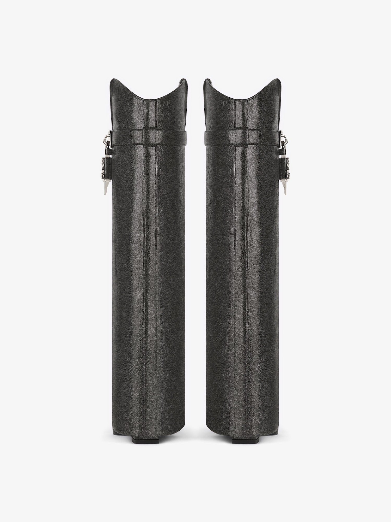 Stivali Shark Lock Cowboy in pelle invecchiata - nero | GIVENCHY IT