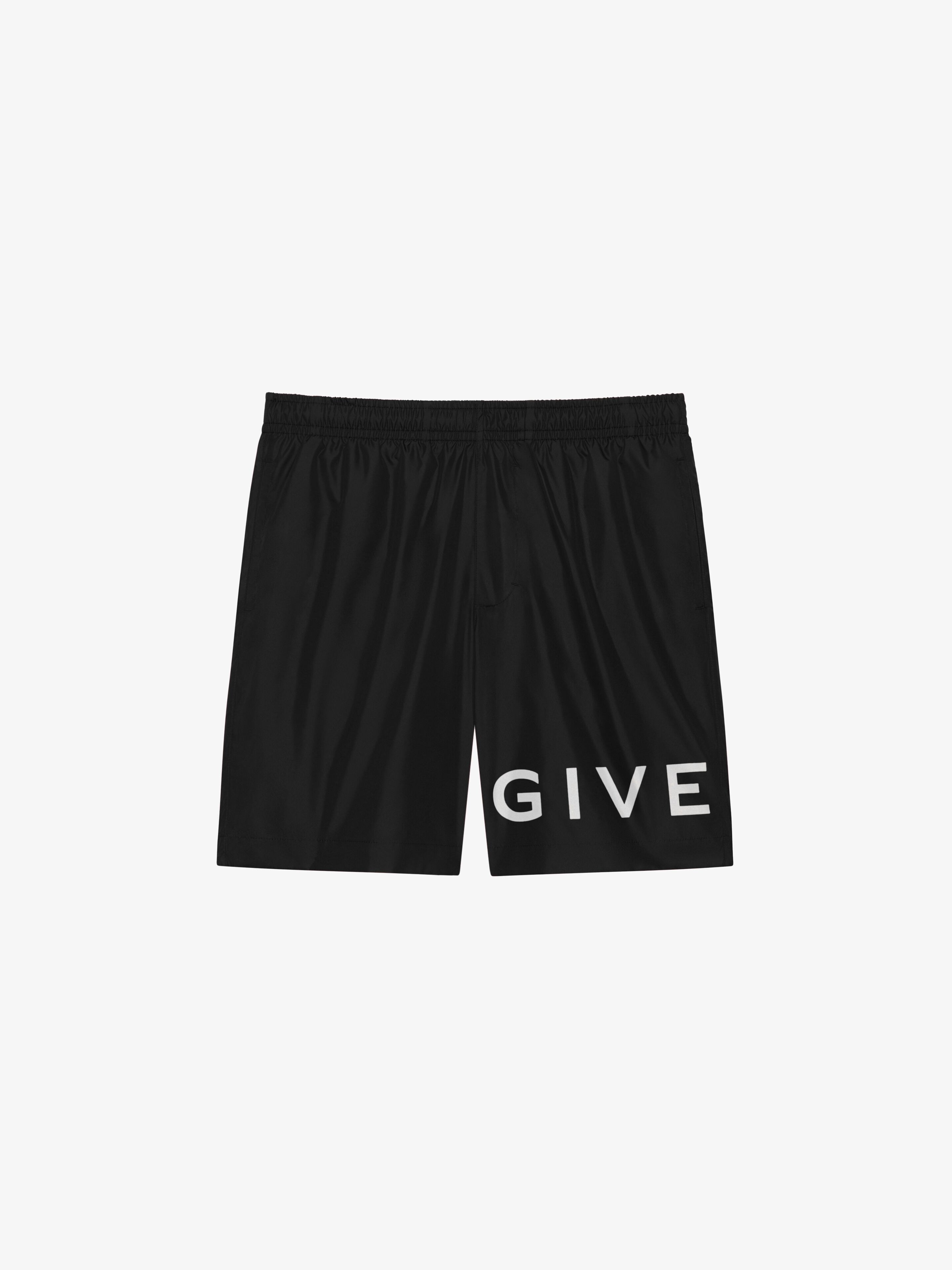 GIVENCHY 4G Long Swim Shorts In Black white Givenchy US GIVENCHY 4G Long Swim Shorts In Black white Givenchy US