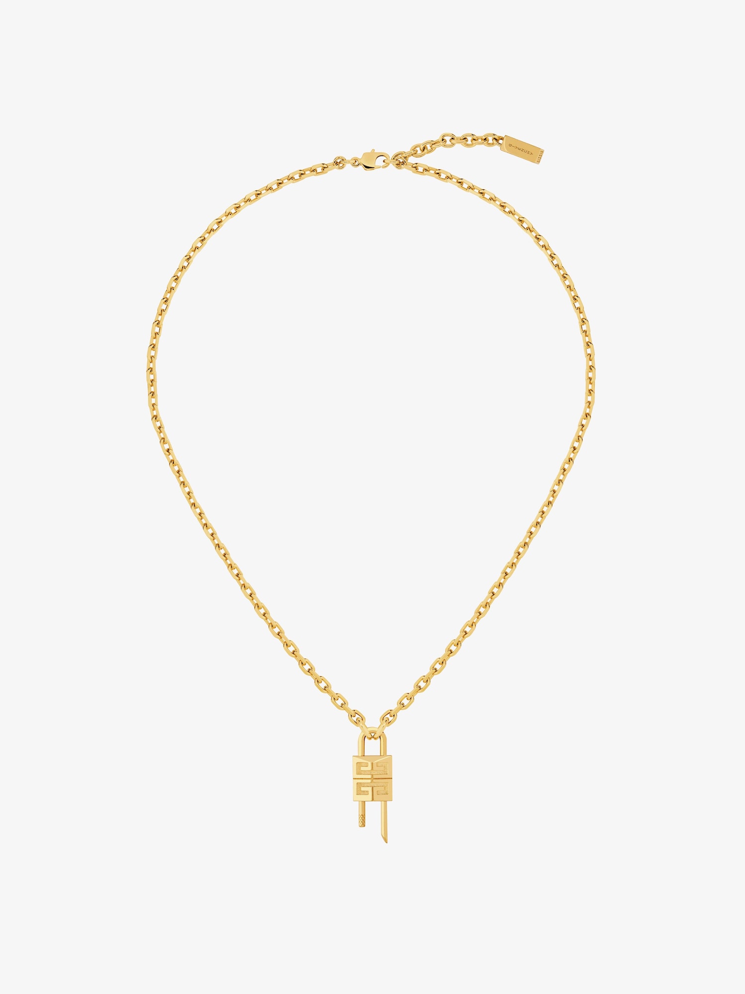 Mini Lock necklace in metal in - golden yellow | Givenchy GB