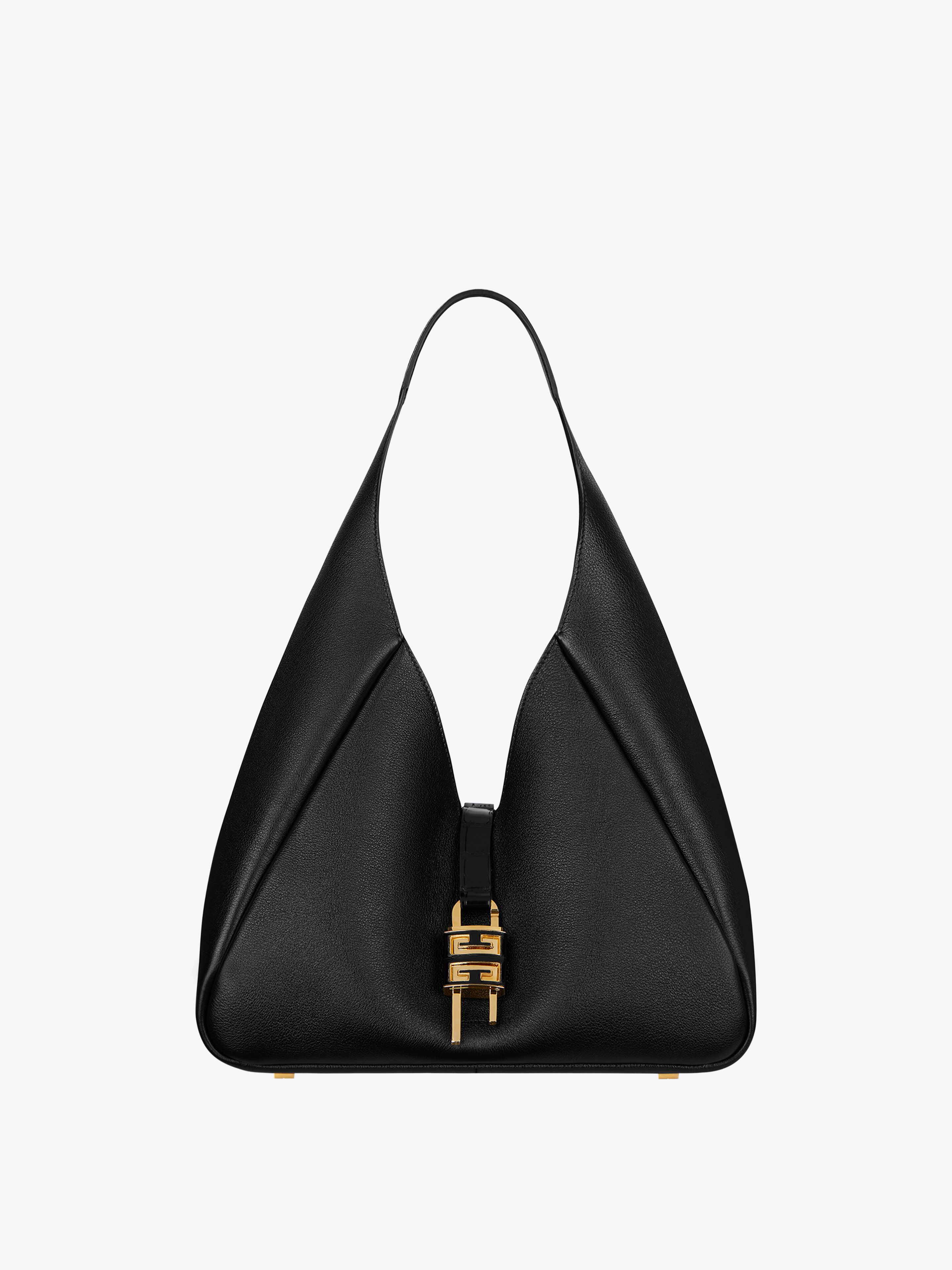 Medium G Hobo Bag In Grained Leather Black Givenchy US Medium G Hobo Bag In Grained Leather Black Givenchy US