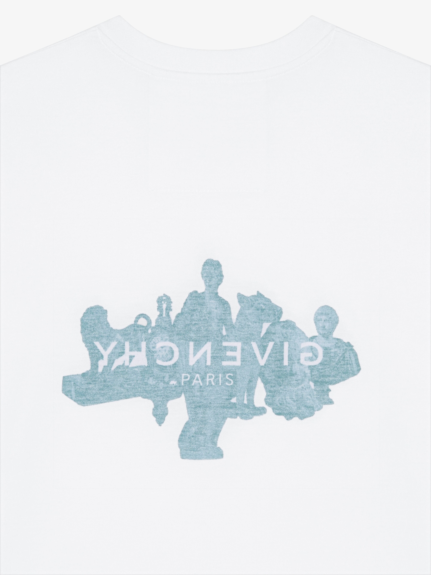 GIVENCHY Reverse t-shirt in cotton with Hubert objects in - white ...