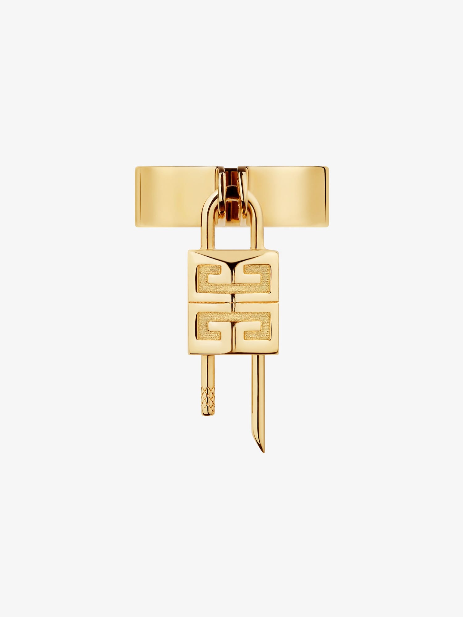 Mini Lock ring in metal | Givenchy US | Givenchy