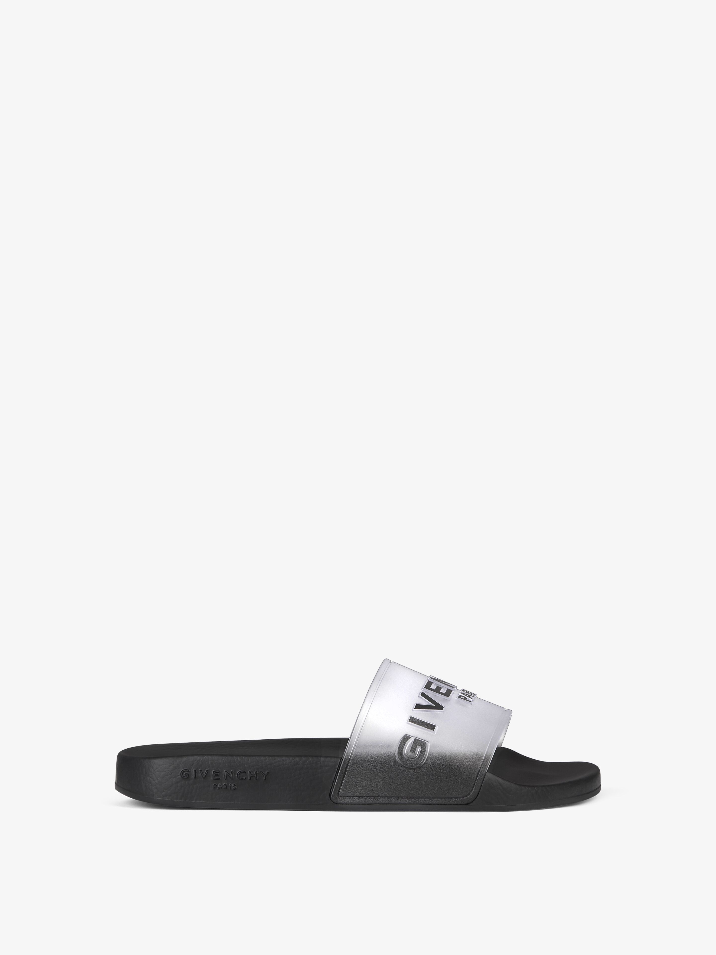 GIVENCHY PARIS Flat Sandals White black Givenchy US GIVENCHY PARIS Flat Sandals White black Givenchy US