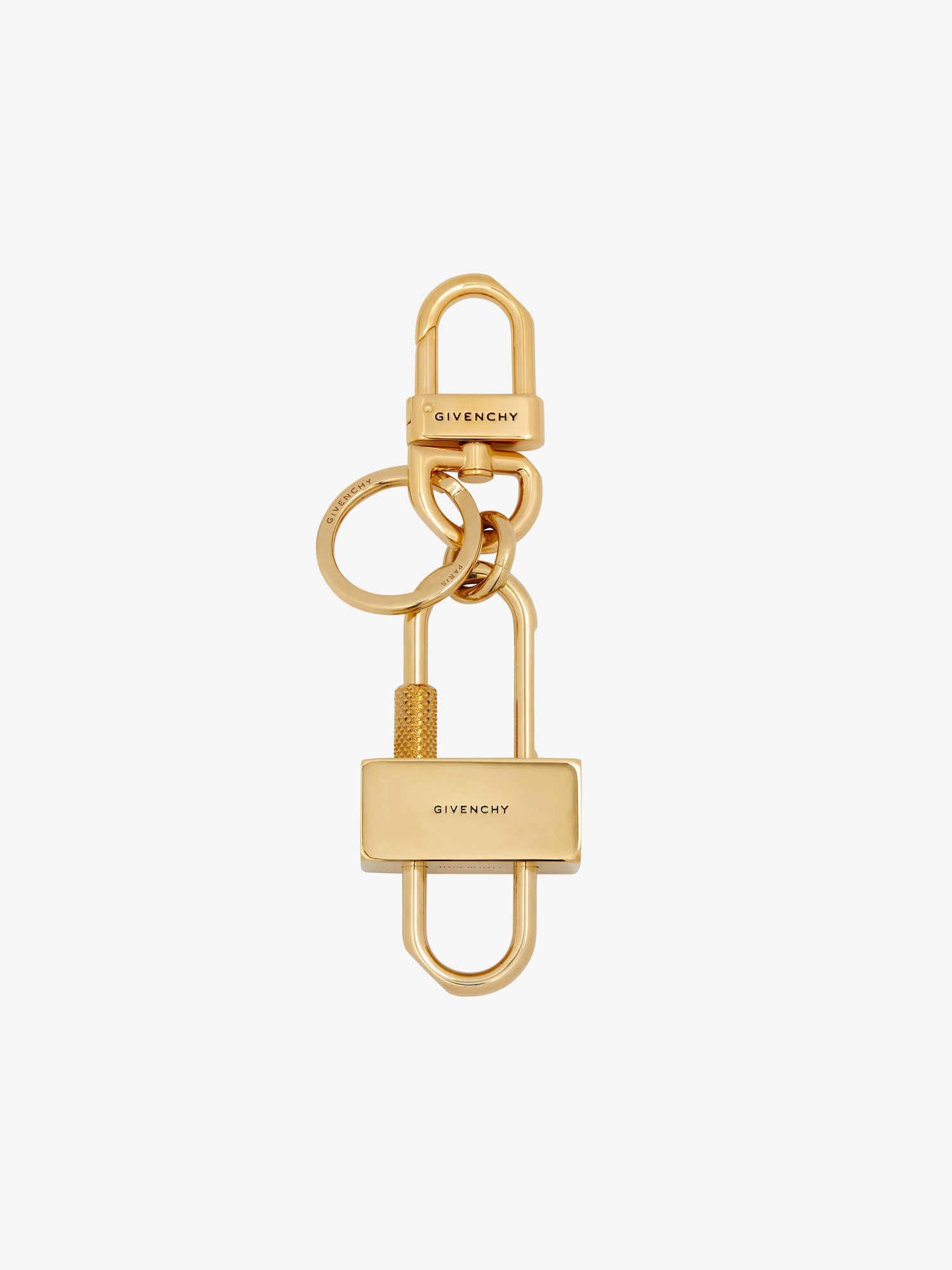GIVENCHY padlock keyring in metal | Givenchy CA | Givenchy