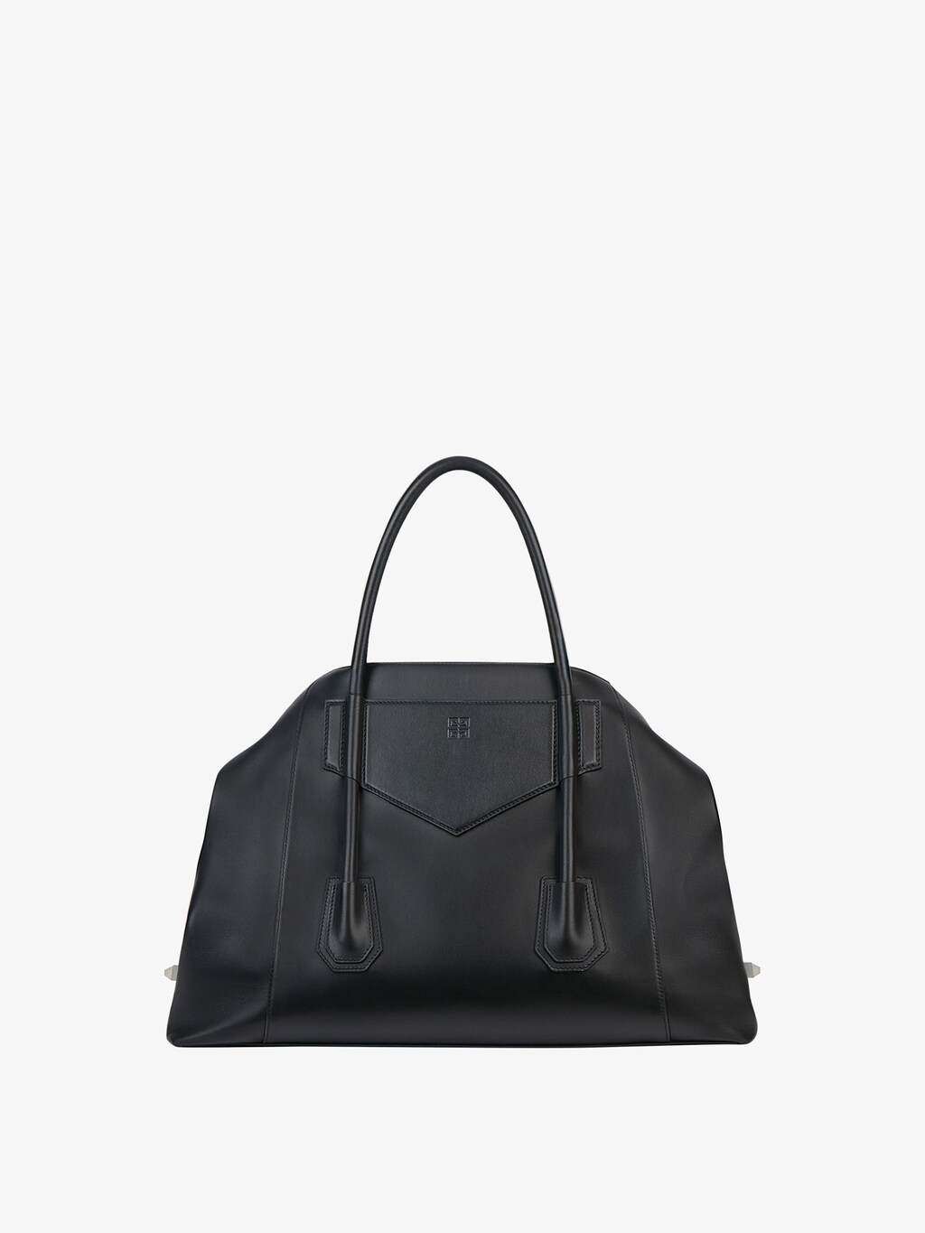 Medium Antigona Soft Lock Bag In Smooth Leather Black Givenchy GB medium-antigona-soft-lock-bag-in-smooth-leather-black-givenchy-gb