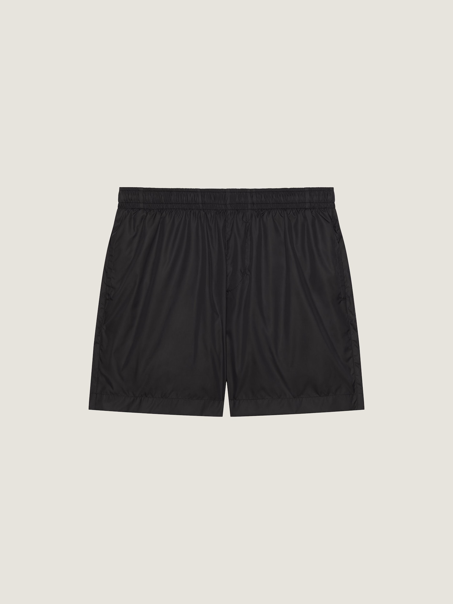 Swim shorts with GIVENCHY patch in - black | Givenchy US