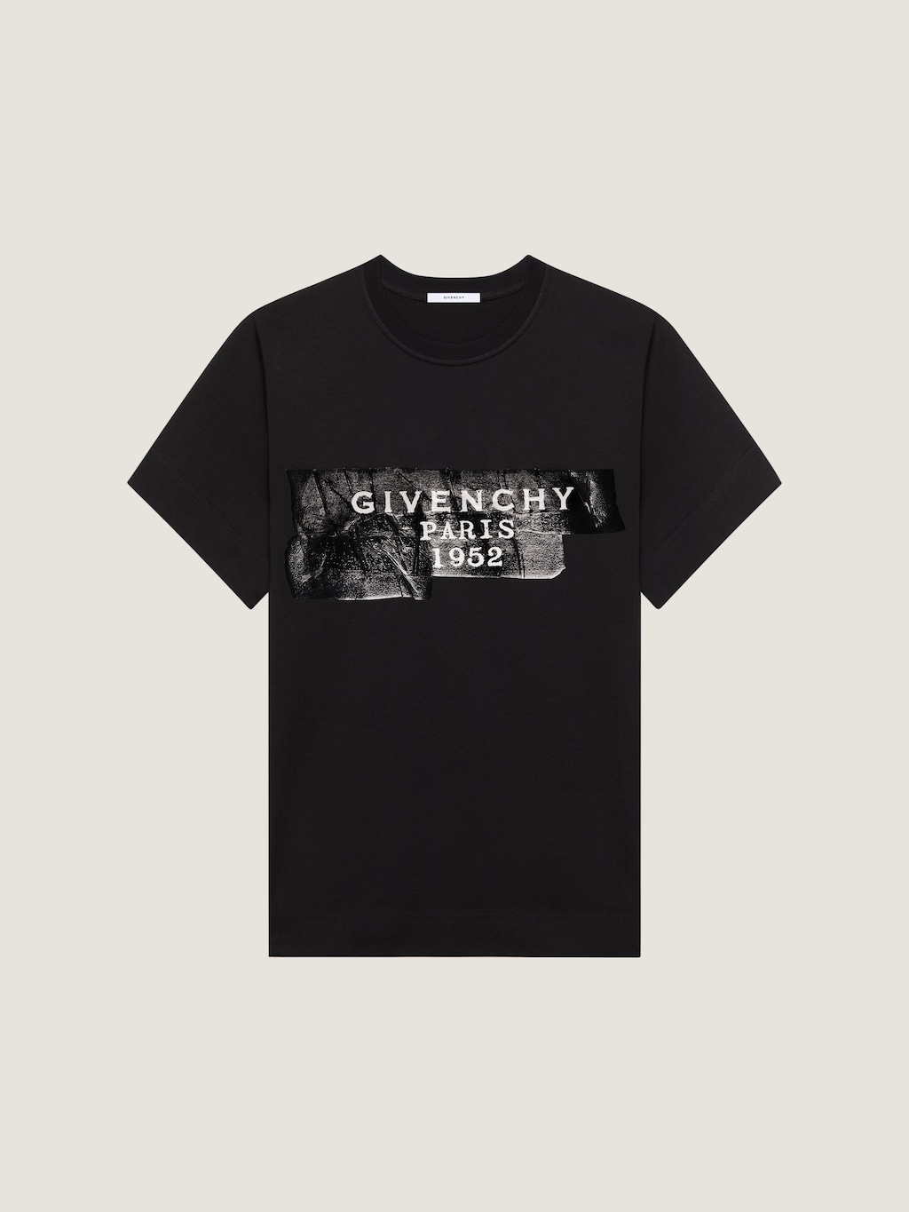 T-shirt in cotton with GIVENCHY Tape print | Givenchy US | Givenchy