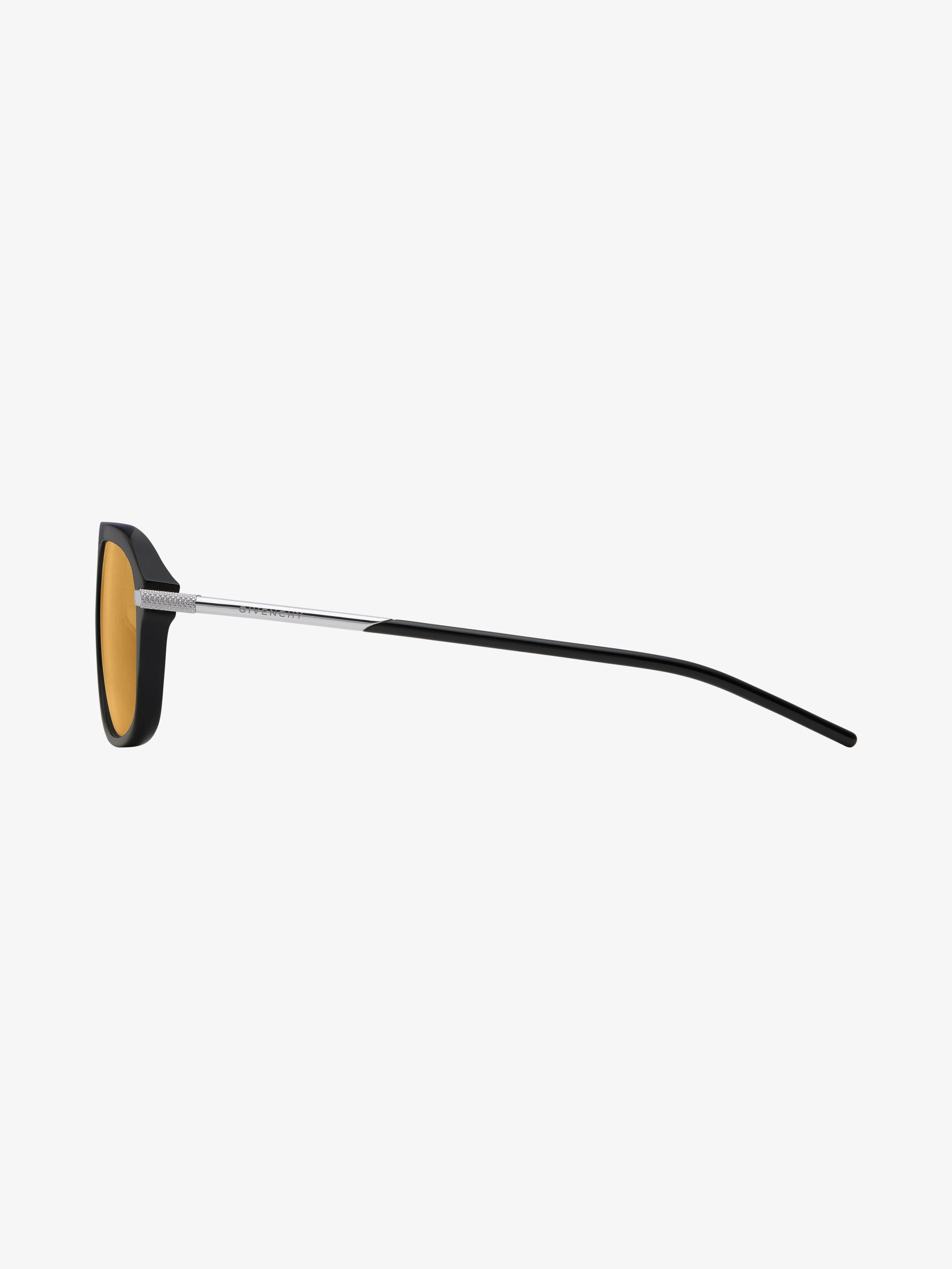 GV One sunglasses in acetate and metal in - black/yellow GV One sunglasses in acetate and metal in - black/yellow