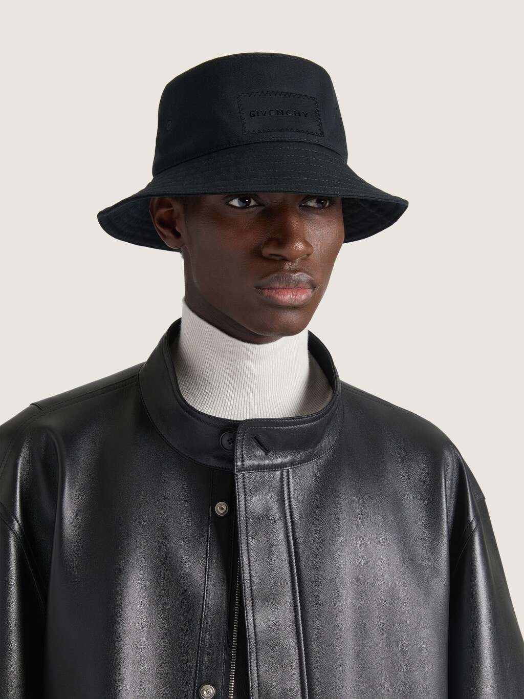 Parka in leather - black in - black - BM01DL61TK-001 | Givenchy US