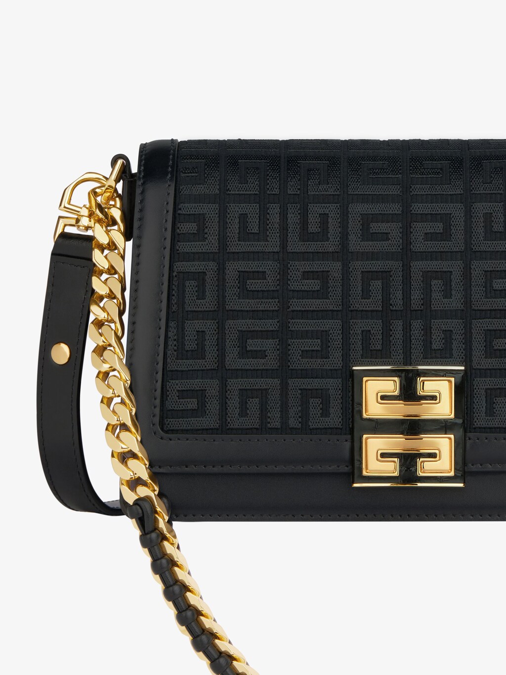 Medium 4G Multicarry bag in 4G embroidery in - black | Givenchy DE