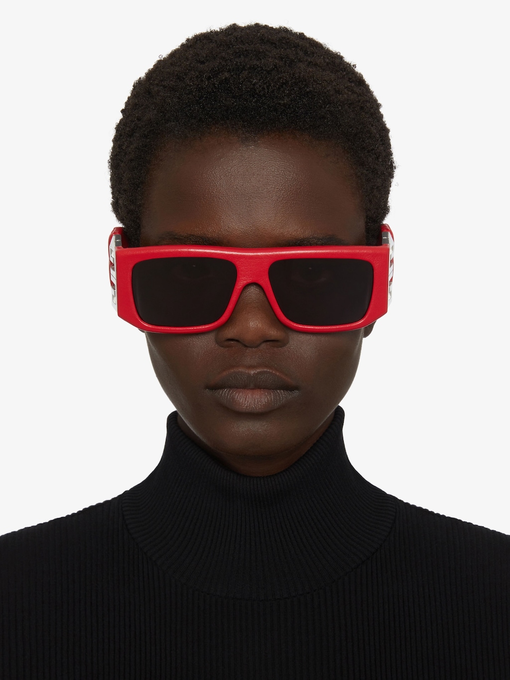 4G Unisex Sunglasses In Quilted Leather And Acetate Red Givenchy US 4g-unisex-sunglasses-in-quilted-leather-and-acetate-red-givenchy-us